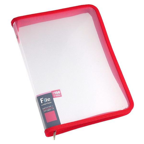 ファイルケースです。フラットに大きく開くファスナー付きのファイルケースです。クリアタイプで中身が確認できます。ノートや書類などをまとめて収納できます。※パッケージの表示価格は店頭販売価格の為、当店販売価格とは異なります●サイズ(約)・325...