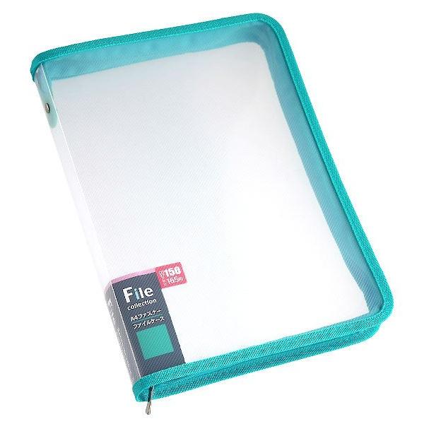 ファイルケースです。フラットに大きく開くファスナー付きのファイルケースです。クリアタイプで中身が確認できます。ノートや書類などをまとめて収納できます。※パッケージの表示価格は店頭販売価格の為、当店販売価格とは異なります●サイズ(約)・325...
