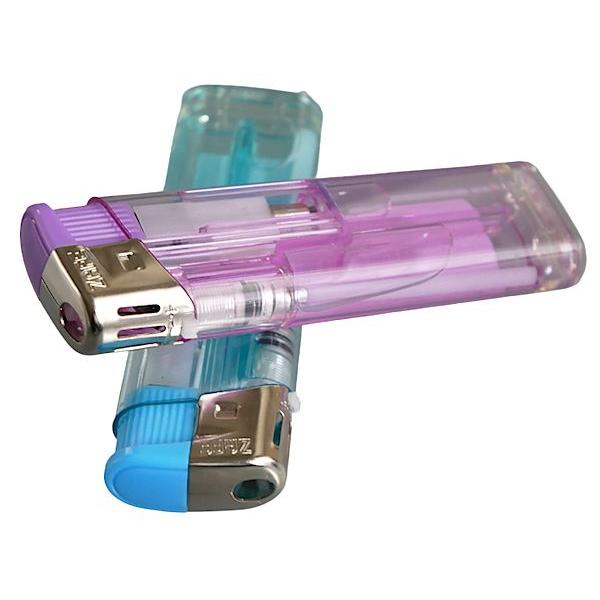 電子式のライター、2個入りです。安全テストを合格したPSCマーク取得商品です。PL保険付きです。子供の事故防止のためのチャイルドレジスタンス(CR)対応品です。※色の指定はできません●1個のサイズ(約)・24×82×11mm●用途・ライター...