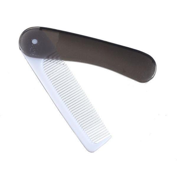 コームです。持続型制電性樹脂使用でブラッシング時の静電気を防ます。髪をとかす際のイヤなパチパチを防ぎ、キューティクルが保護されます。コンパクトに折りたためて携帯にも便利です。※長時間のドライヤー・熱湯 非対応※色の指定はできません●サイズ(...