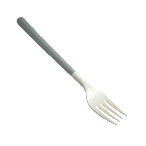 テーブルフォークです。シンプルで使いやすいツートンカラーのABS樹脂のフォークです。柄が丸くて持ちやすいです。食洗機使用可能です。※直火・グリル・オーブン●サイズ(約)・190mm●耐熱90度/耐冷-20度●材質・ABS樹脂●用途・フォーク...