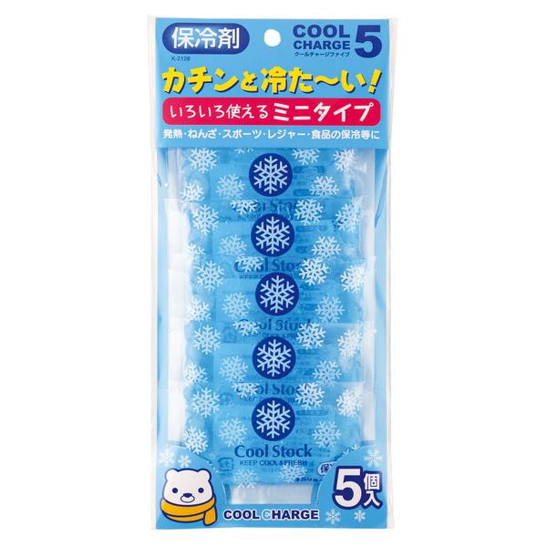 ミニサイズの保冷剤、5個入りです。冷凍庫で固くなるまで冷やしてからお使いください。くり返し使用できます。発熱・ねんざ・スポーツ時の冷却や食品の保冷等に使えます。●1個のサイズ(約)・63×105mm●成分・高吸水性樹脂 エチレングリコール●...