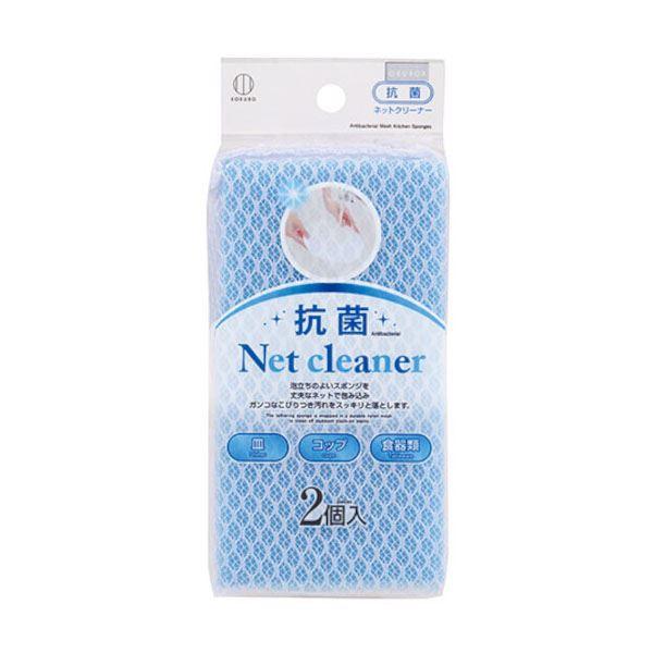 キッチンスポンジ、2個入りです。泡立ちのよいスポンジを丈夫なネットで包み込んだキッチンスポンジです。ガンコなこびりつき汚れをスッキリと落とします。ヨコに2つ折ると皿・茶碗などの食器洗いに、タテ長に折るとコップなどの底の深いものに便利です。※...