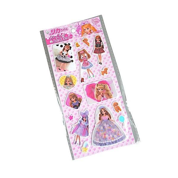 シールです。いろんな衣装のリカちゃんのぷっくりシールです。ノートや小物に貼ってお楽しみください。※種類の指定はできません●サイズ(約)・シート:95×185mm●対象年齢・3歳以上●材質・PVC●用途・シール ステッカー デコレーション オ...
