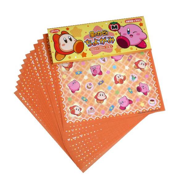 ちよがみ、16枚入りです。星のカービィのちよがみです。折り紙を折ったり切って貼って自由に楽しめます。●1枚のサイズ(約)・150×150mm●対象年齢・3歳以上●材質・紙●用途・折り紙 千代紙 紙 用紙 オモチャ●キーワード・おりがみ ちよ...