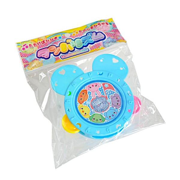 タンバリンのオモチャです。アニマル耳付きのミニサイズのタンバリンのオモチャです。叩いて振って音を鳴らせます。※色の指定はできません●当店計測サイズ(約)・100×105mm●対象年齢・3歳以上●材質・PS●用途・タンバリン 音楽 楽器 オモ...