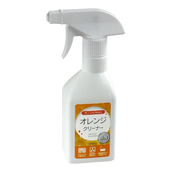 オレンジクリーナーです。汚れに直接スプレーし、布などで拭き取ってください。そのあとすぐに水拭きしてください。換気扇やガスコンロ等、キッチンのガンコな汚れ落としに活躍します。※すべての汚れを除去するものではございません●サイズ(約)・55×9...