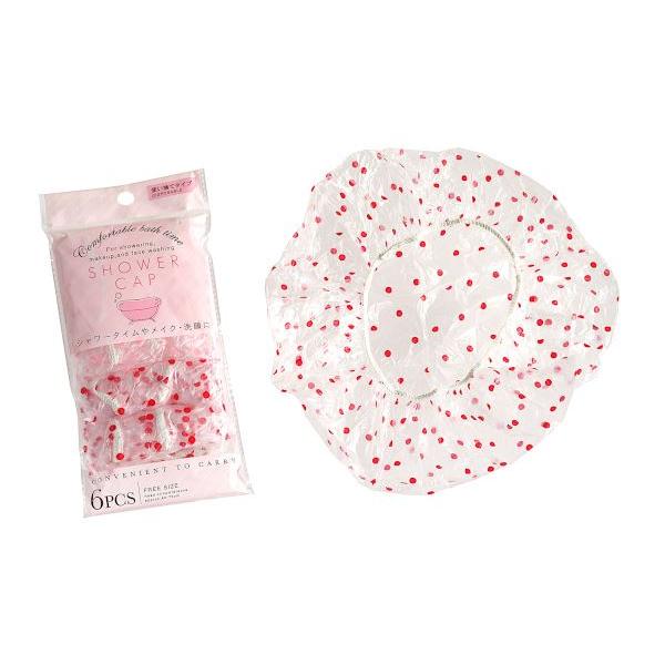 シャワーキャップ、6枚入りです。毛染めやヘアートリートメントの際に便利です。お化粧時や洗顔時など髪をスッキリまとめられます。使い捨てタイプで旅行などへの携帯にも便利です。※髪の長さや量により装着の具合には個人差がございます※色の指定はできま...