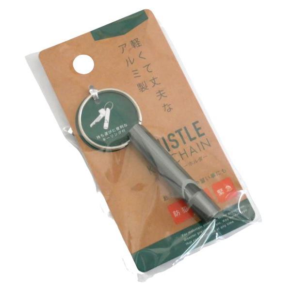 ホイッスルキーホルダーです。軽くて丈夫なアルミ製のホイッスルです。災害やアウトドアでの緊急時の救助信号として使えます。持ち運びに便利なキーリング付きです。※色の指定はできません●サイズ(約)・本体部:直径8×46mm●材質・アルミニウム●用...