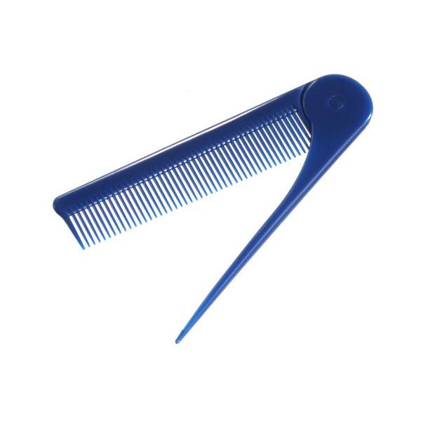 ヘアコームです。携帯に便利な折り畳みタイプのヘアコームです。毎日のブラッシングで髪を整えます。※かつら・ウィッグ・エクステンションには使用しないでください※色の指定はできません●サイズ(約)・折り畳み時:120×25×5mm●耐熱70度●材...