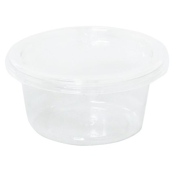 丸型のフードパック、6個入りです。環境のことを考えてバイオマス素材10%使用しております。行楽のお弁当やおすそわけの容器としてご使用ください。※電子レンジ・オーブン・オーブントースター 非対応●1個のサイズ(約)・直径76×高さ38mm(フ...