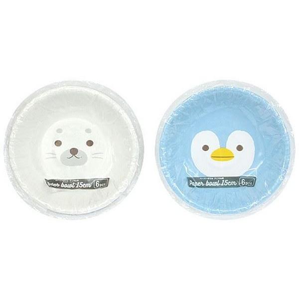 ペーパーボウル、6枚入りです。アニマル2柄×各3枚のペーパーボウルです。使い捨てできて衛生的に使用できます。行楽やパーティにオススメです。※使い捨ての製品です※熱い食品を入れると染みたりやわらかくなる場合がございます※電子レンジ・オーブン・...