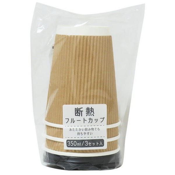 断熱フルートカップ、3個入りです。フタ付きで中身がこぼれにくくなっております。断熱加工が施されており、ホットコーヒー等の提供にオススメです。※電子レンジ・オーブン・オーブントースター 非対応※アルコール飲料は漏れることがございます※色の指定...