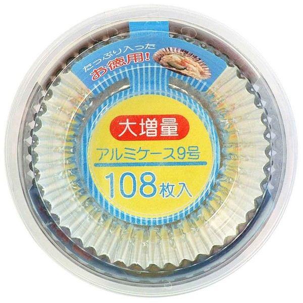 おかずカップ、108枚入りです。食材を手軽に仕切れて盛り付けしやすくなります。お弁当やオードブルのおかずの小分けに便利です。※電子レンジ・直火 非対応●1枚のサイズ(約)・底径50×高さ27mm●材質・アルミニウムはく●用途・アルミケース ...