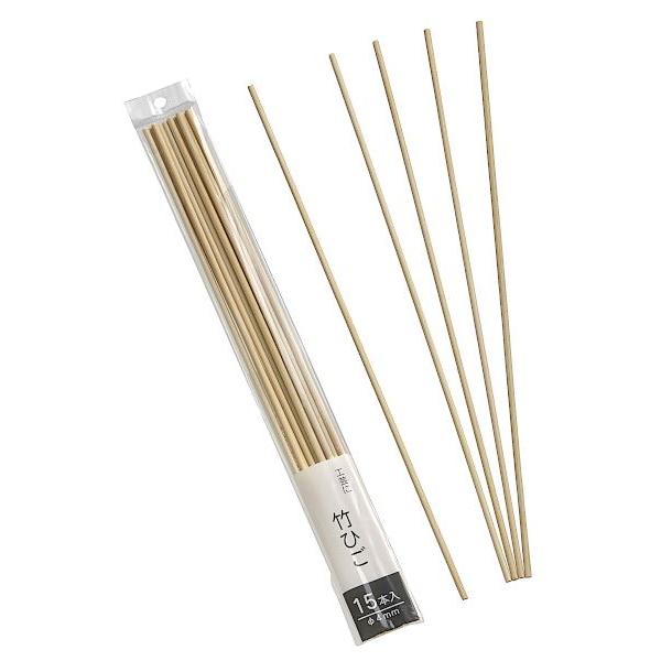 竹ひご、15本入りです。工芸や工作、DIYの材料としてお使いいただけます。アイデア次第で様々な用途で活用できます。※天然素材の為、形や色の違い、欠け(傷や窪み)等有り●1本のサイズ(約)・直径4×全長360mm●材質・竹●用途・竹籤 木 木...