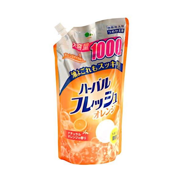 詰め替え用の台所用洗剤です。オレンジオイル配合で油汚れもスッキリ落とします。ナチュラルオレンジの香りです。スポンジの除菌にもオススメです。●サイズ(約)・170×280mm●正味量・1000ml●香り・ナチュラルオレンジ●液性・中性●成分・...