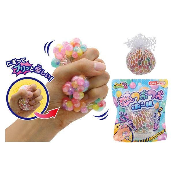 つぶつぶボールです。握るとブリブリっとボールが網から飛び出します。クセになるにぎり心地で感触が楽しいです。●サイズ(約)・80×55×55mm●対象年齢・6歳以上●材質・網:ポリエステル ボール:TPR 中身:吸水ポリマー●用途・スライム ...