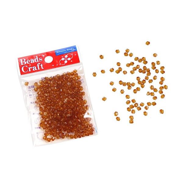 〇４ｍｍのそろばん型ビーズです。アクセサリー作りなどのパーツとしてお使いください。別売りのテグスや金具等と組み合わせれば、オリジナルの作品が作れます。●１個のサイズ（約）・４ｍｍ●内容量（約）・７ｇ●色・茶色●用途・ビーズ玉　アクセサリー作...
