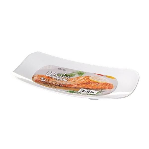 長皿です。軽くて使いやすいポリプロピレン製のお皿です。電子レンジ・食器洗浄乾燥機に対応しております。磁器風のシンプルデザインで、食材をいかした盛り付けができます。※直火・オーブン・グリル 非対応●サイズ(約)・249×130×高さ27mm●...