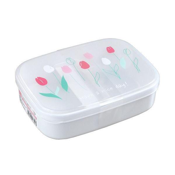 お弁当箱です。ご飯や食材を分けられる仕切り付きです。フタをずらせば電子レンジで使用できます。毎日のお弁当にお使いいただけます。※直火・グリル・オーブン・食器洗浄乾燥機・オート加熱・おまかせ加熱 非対応※密封容器ではございません※色の指定はで...