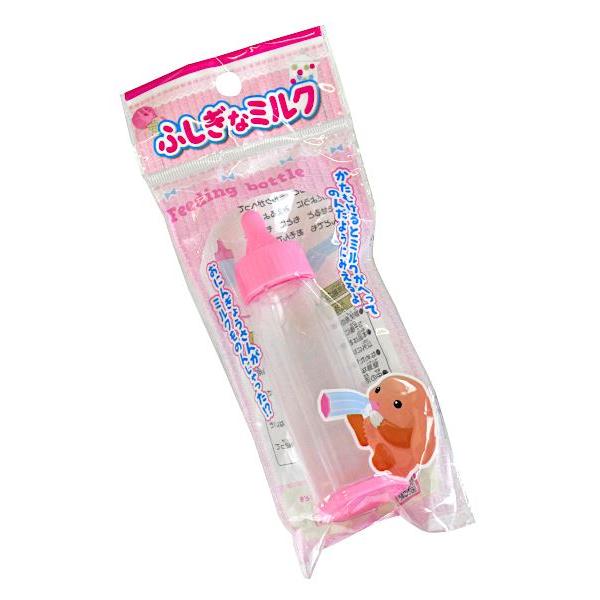 ミルクのおもちゃです。傾けるとミルクが減って飲んだように見えます。立たせると液体が元にもどり何度でも遊べます。※中の液体は飲まないでください●サイズ(約)・118×35×33mm●対象年齢・3歳以上●材質・本体:ポリスチレン 水 着色料●用...