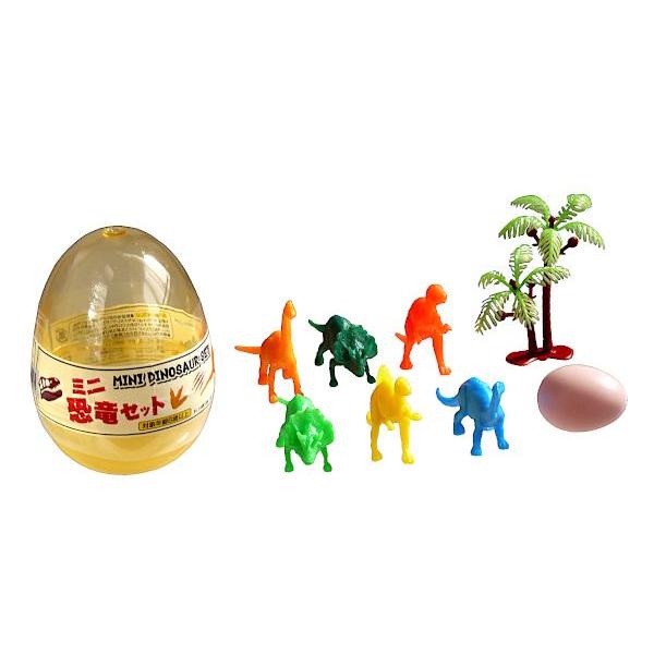 恐竜のフィギュアのセットです。カプセルの中に恐竜のフィギュアが入ったセットです。【 セット内容 】・恐竜 6個・ヤシの木 1個・卵 1個恐竜を動かして遊んだり、集めてコレクションしても楽しめます。※種類の指定はできません●サイズ(約)・容器...