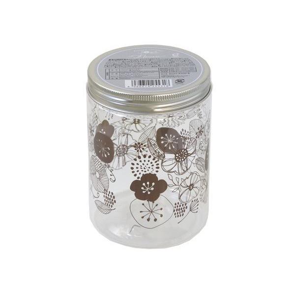 キャニスターです。クリアボディにモダンなフラワーがプリントされたキャニスターです。ティーパック・調味料などの食品の保存や、小物の収納などにも使えます。※完全密封ではございません※石油類・除光液・香水・酢等・アルコールを含むものには使用できま...