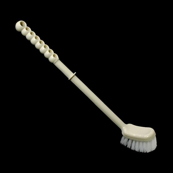 ○トイレ掃除用のブラシです。水切れが良く、衛生的です。コンパクトヘッドで、洗いにくい部分にもしっかり届き、汚れを落とします。柄の部分は、ぼこぼこグリップで握りやすくなっております。フックなどに掛けて吊るすことができます。※色の指定はできませ...