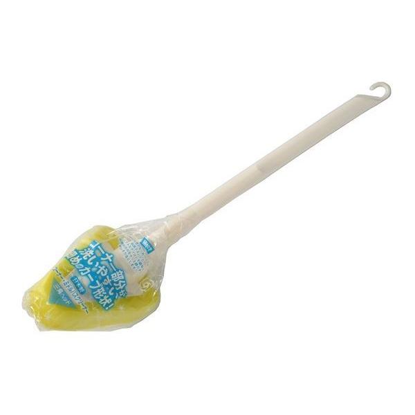 浴槽洗い用スポンジです。細めの三角ヘッドでコーナーも洗いやすいです。届きにくい場所も洗いやすい柄付きです。泡立ちがよい抗菌スポンジで汚れをしっかり落とします。※塩素系の洗剤・漂白剤・カビ除去剤 非対応●サイズ(約)・100×全長450mm ...