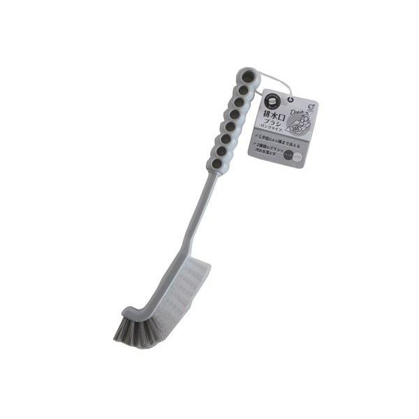 排水口ブラシです。長い柄のブラシが排水口の奥まで届き、隅々までキレイにします。2種類のブラシが水アカ・ヌメリなどの汚れを落とします。L字形状で、排水口カゴや三角コーナーの洗いにくいコーナー部分にフィットします。※色の指定はできません●サイズ...