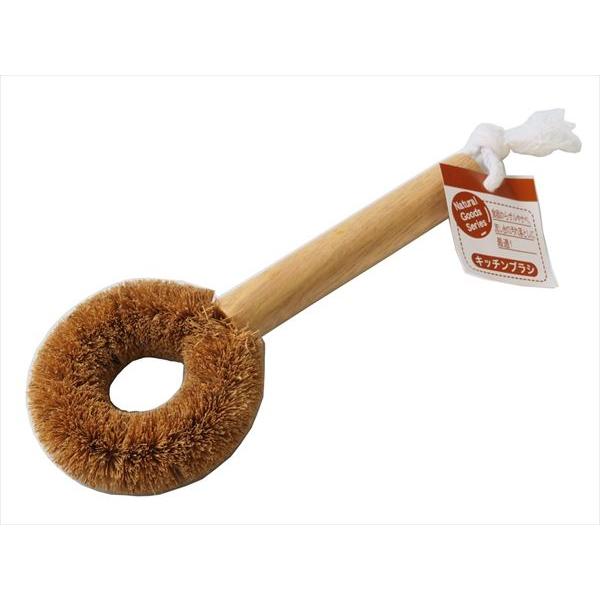 柄付きのたわしです。ザルやフライパンを洗うのに便利です。柄付きで力を入れやすくしっかり洗えます。※天然素材の為、形や色に違いがございます●サイズ(約)・80×190×25mm●材質・ブラシ:白パーム 柄:天然木●用途・キッチン タワシ シン...