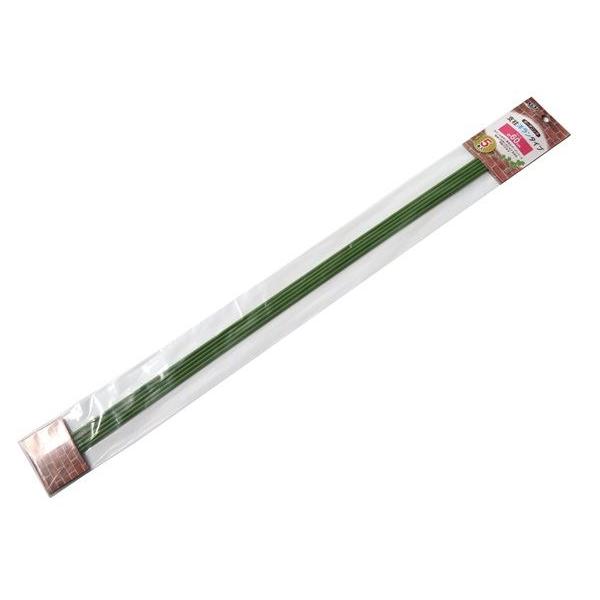 園芸用の支柱、5本入りです。植物の成長に合わせて支柱を湾曲できます。洋ランなどの栽培に便利です。●1本のサイズ(約)・3×600mm●材質・スチール 塩化ビニル樹脂●用途・支柱 植物 栽培 園芸 ガーデニング●キーワード・えんげい がーでに...