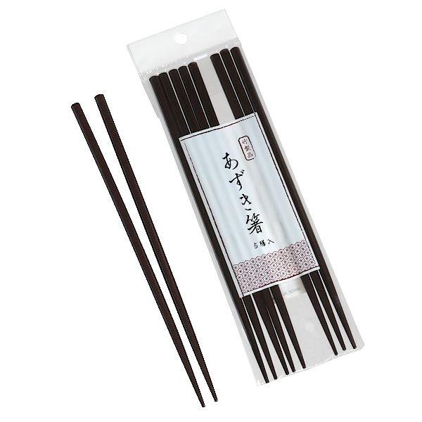 あずき箸、5膳入りです。ツヤのあるシンプルなお箸です。四角形で手になじみやすく、転がりにくいです。※食器洗浄機・乾燥機・電子レンジ 非対応●1本のサイズ(約)・7×7×全長225mm●素地の種類・天然竹●表面塗装の種類・ウレタン塗装●用途・...