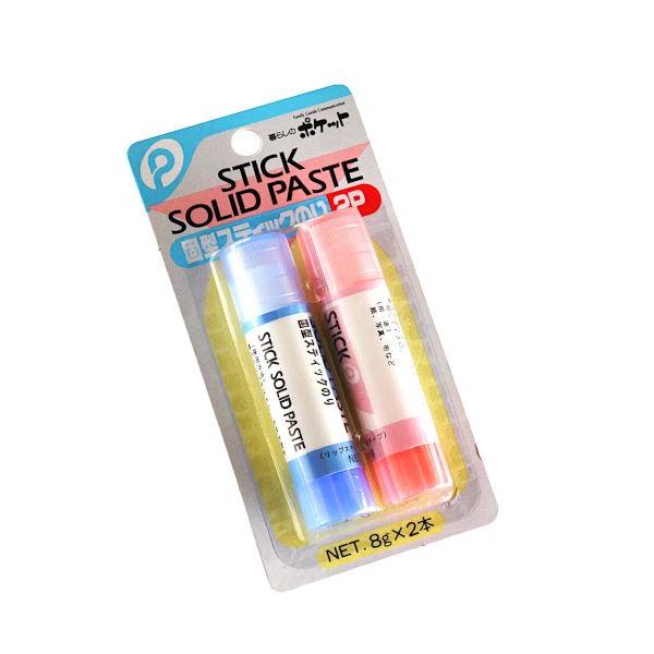固形のり、2本入りです。スティックタイプで手を汚さずキレイに貼れます。事務作業や工作等での紙の接着にお使いください。●1本のサイズ(約)・直径20×全長83mm●1本の内容量(約)・8g●用途・糊 接着 工作 文具 事務 オフィス●キーワー...