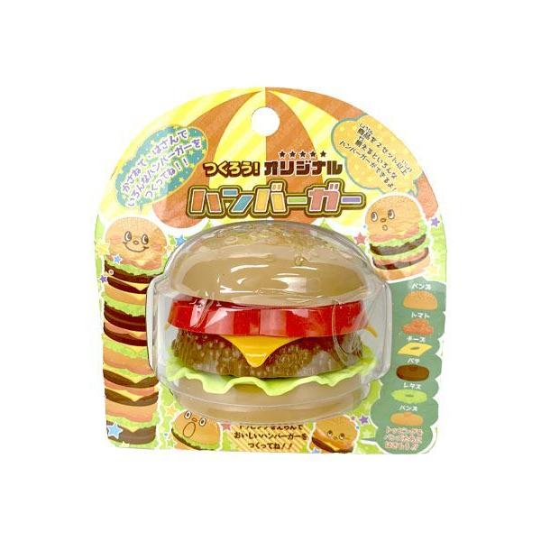 おもちゃのハンバーガーです。はさんで・かさねて自由にハンバーガーが作れます。同じ商品を２セット以上そろえると、さらに色々なハンバーガーができます。トッピングを選んでオリジナルバーガーを作りましょう。●サイズ（約）・直径８５×高さ６５ｍｍ●対...