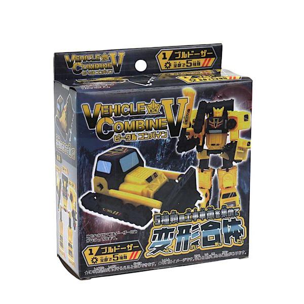 車のおもちゃです。パーツを組み立てて働く車が作れます。5種類の工事車両を集めるとロボットに変形できます。※種類の指定はできません●サイズ(約)・ブルドーザー:91×56×42mm●対象年齢・6歳以上●材質・本体:ポリプロピレン シール:紙、...