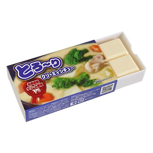 ルーのおもちゃです。シチューのルーを再現したおもちゃです。パキッと折って調理気分を味わえます。※種類の指定はできません●サイズ(約)・52×92×21mm●対象年齢・6歳以上●材質・ルウ:ポリプロピレン トレー:ABS樹脂、箱:ミラーコート...