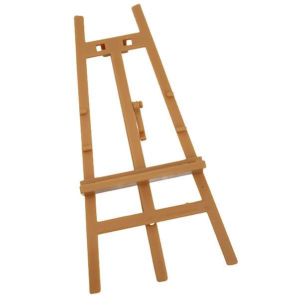 イーゼルのミニチュアです。受け台を取り外して高さを調節できます。缶バッジを飾れます。●サイズ(約)・開脚時:101×52×34mm●対象年齢・15歳以上●材質・ABS樹脂●用途・イーゼル ミニチュア オブジェ フィギュア ジオラマ オモチャ...