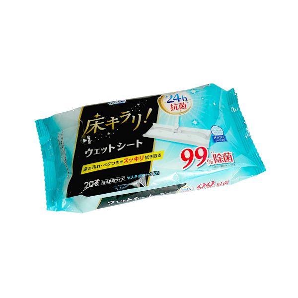 ウェットシートです。メッシュシートでザラつきやベタつき汚れも絡めてスッキリします。セスキ炭酸ソーダ配合で99%除菌&amp;24時間抗菌します。●1枚のサイズ(約)・200×300mm●材質・レーヨン ポリエステル●液性・弱アルカリ性●成分...