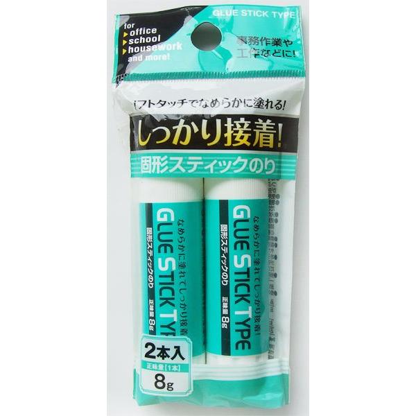 スティックのり、2個入りです。ソフトタッチでなめらかに塗れます。接着力が強くしっかり貼れます。●1個のサイズ(約)・直径20×80mm●内容量(約)・8g×2本●材質・ポリビニルピロリドン●用途・糊 接着剤 文具 オフィス 事務●キーワード...