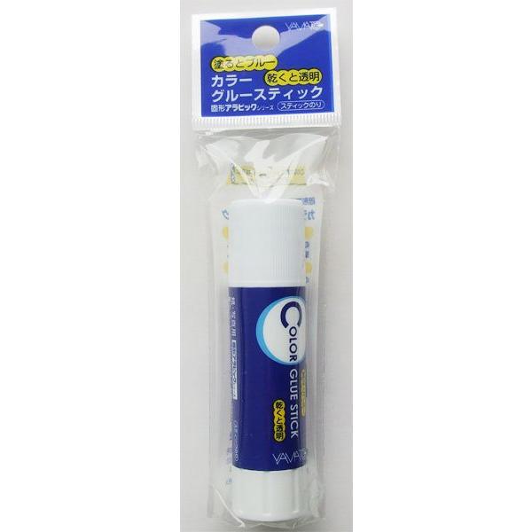 スティックのりです。塗った部分が青で分かりやすいです。しばらくすると色は消えます。●サイズ(約)・直径20×90mm●正味量・10g●材質・本体、中皿:PP ツマミ、中芯:PE キャップ:PP、PE●用途・スティック糊 接着剤 文具 オフィ...