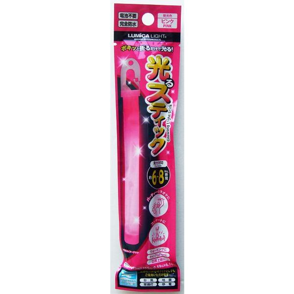 光るスティックです。ポキッと折るだけで光るスティックです。電池不要の完全防水です。発光時間は約6~8時間です。イベントやコンサート、災害時の非常用ライトとしても使用できます。●サイズ(約)・直径15×155mm●対象年齢・7歳以上●発光色・...