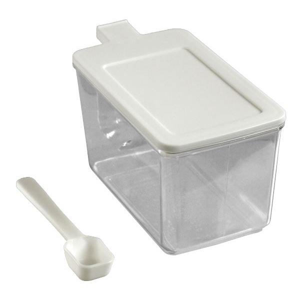 調味料ケースです。塩・砂糖・小麦粉・片栗粉などに適した調味料ケースです。ワンプッシュでフタが開きます。フタにくぼみがあり同じ商品を重ねられます。計量に便利なスプーン付きです。※電子レンジ・冷凍庫・食器洗い乾燥機 非対応●サイズ(約)・80×...