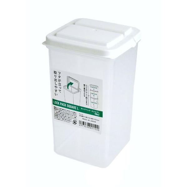 保存容器です。フタが立って取り出しやすいです。スクエアタイプ同士で積み重ねることができます。※完全密閉ではございません※電子レンジ・直火・オーブン・グリル・食器乾燥機・製氷 非対応●サイズ(約)・幅95×奥行95×高さ163mm●色・ホワイ...
