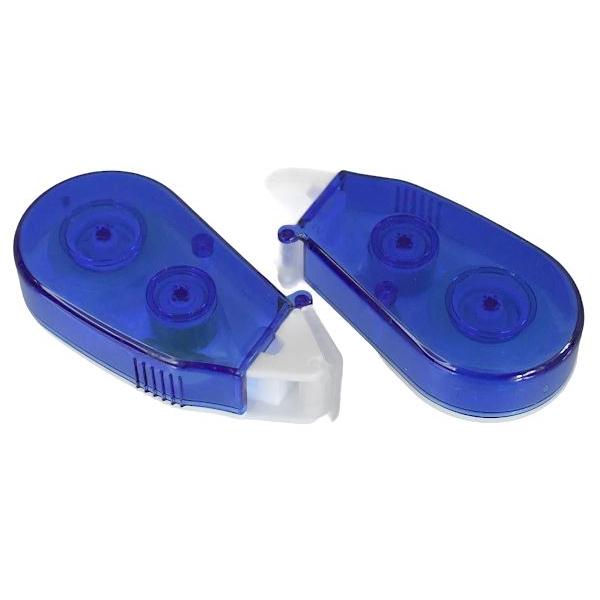 テープのり、2個入りです。しっかり貼れるフラットテープです。カードリッジ交換なしの使い切りタイプです。ミニサイズでペンケースなどにも携帯しやすいです。※色の指定はできません●1個のサイズ(約)・本体:30×60×厚み15mm テープ:6mm...