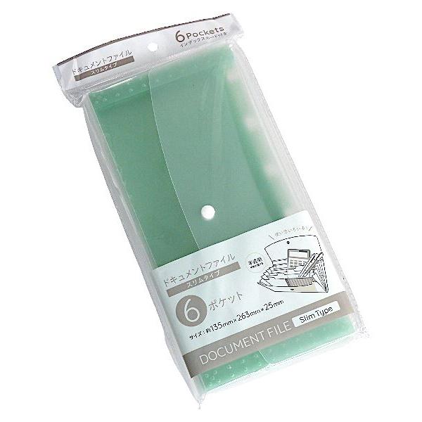 ドキュメントファイルです。6つのポケットで書類や伝票を仕分けて整理できます。半透明で中身が透けて分かりやすいです。デスクの引き出しや本棚の隙間にスッキリ収納できます。※色の指定はできません●サイズ(約)・135×263×25mm●材質・本体...