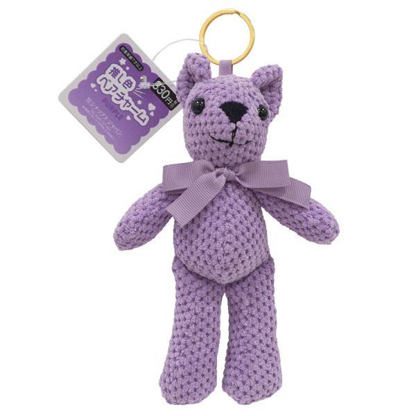 推し色ベアチャームです。推しカラーのクマのチャームです。ぽこぽことした生地感がポイントです。リング付きでバッグなどに取り付けて持ち運べます。※縫製品の為サイズの異なりや糸のほつれ等がございます※パッケージの表示価格は店頭販売価格の為、当店販...