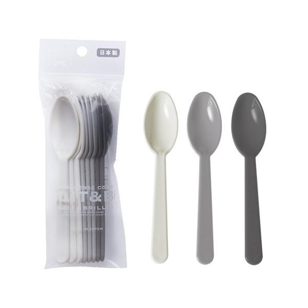 ○プラスチック製のスプーン、８本入りです。サイズは、全長約１４．２ｃｍです。普段使いはもちろん、お弁当用、ホームパーティ、ピクニックまで幅広くお使いいただけます。※自動食器洗浄機・食器乾燥機は使用しないで下さい。●１本のサイズ（約）・全長１...