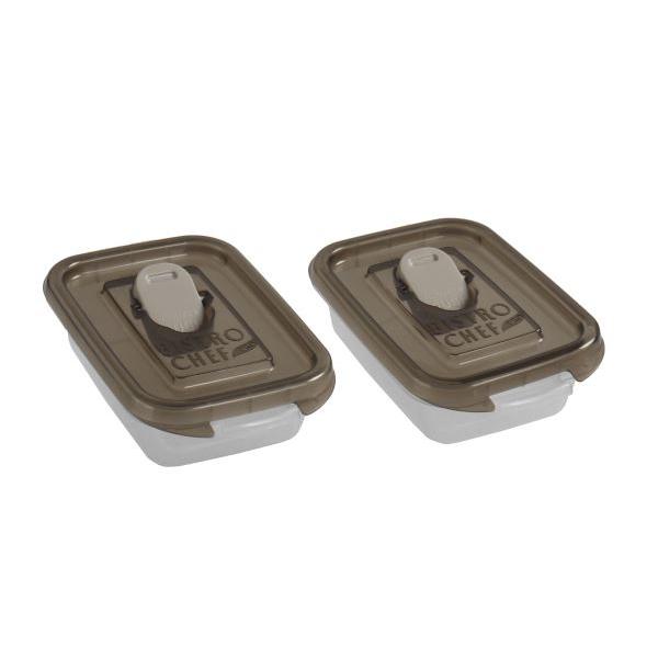 保存容器、2個入りです。冷凍保存から電子レンジまで対応しております。おいしさを出来立てのまま保存します。蒸気を逃すエアー弁付きです。食材や作り置きの保存に便利です。※直火・グリル・オーブン 非対応※完全密封ではございません●1個のサイズ(約...