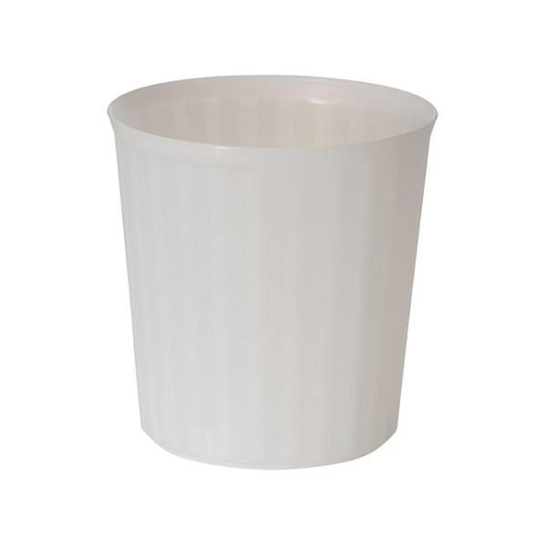 ゴミ箱です。シンプルなホワイトのゴミ箱です。洗面やリビングにもなじみます。●サイズ(約)・直径200×高さ205mm●容量(約)・5L●色・ホワイト●耐熱120度/耐冷-20度●材質・ポリプロピレン●用途・ゴミ箱 ダストボックス 掃除●キー...